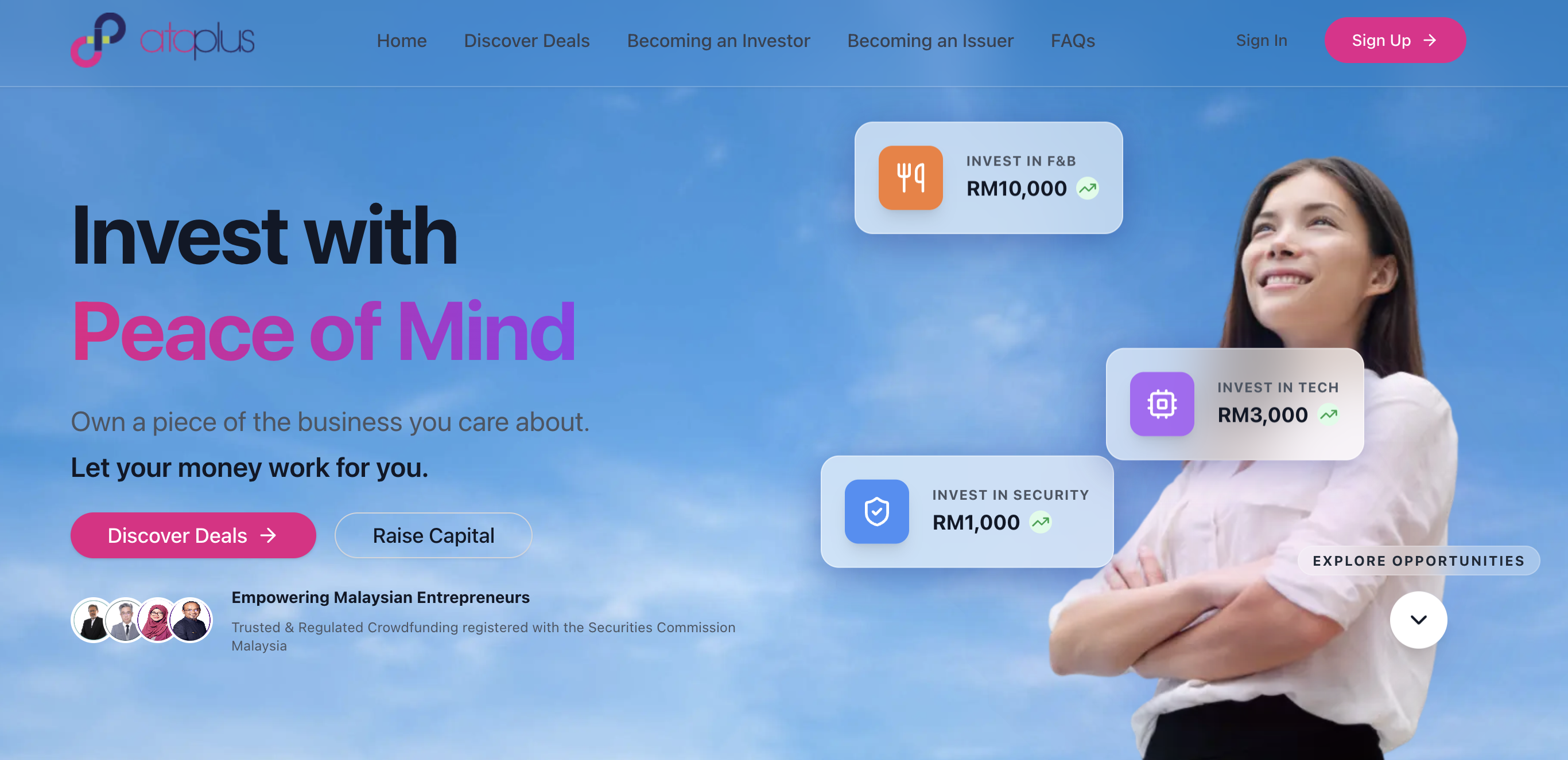 Ata Plus - Equity Crowdfunding Platform